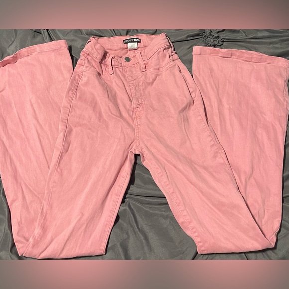 Fashion Nova | Jeans | Fashion Nova Pink Flare Pants | Poshmark